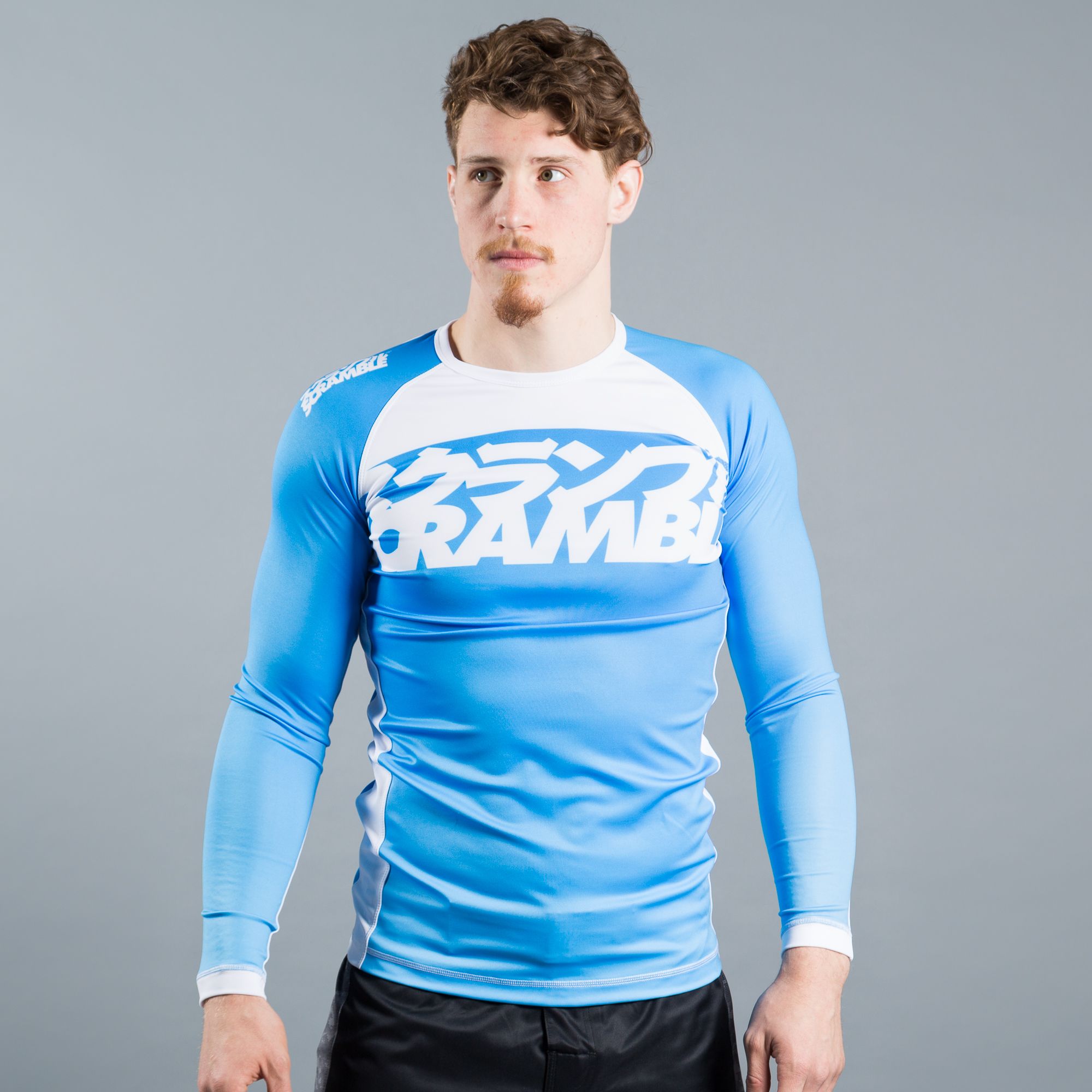 Scramble Ranked Rashguard V3 - Blue | Scramble Europe